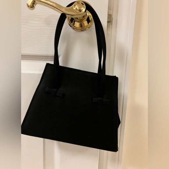 Grace Kelly | Bags | Grace Kelly Black Fabric Bag | Poshmark